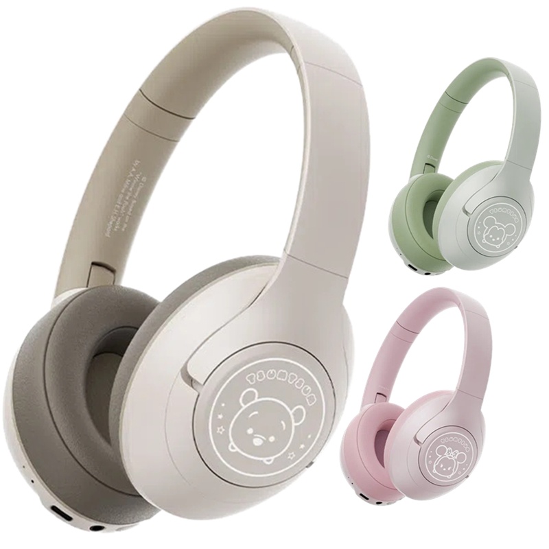 Disney Pink RGB Wireless Bluetooth Noise Cancelling Gaming Headsets ...