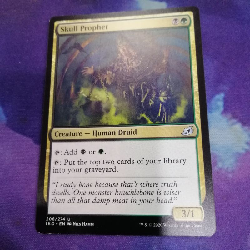 1 Skull prophet IKO ikoria MTG card magic commander EDH | Shopee ...