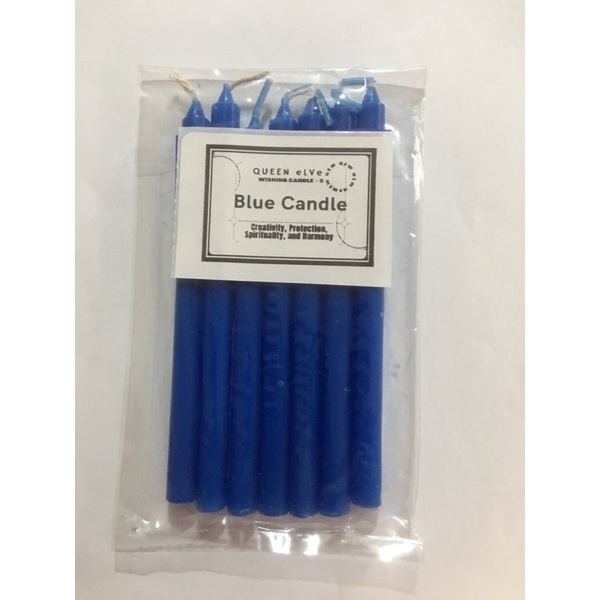 No.5 Blue Wishing Candle 1 pack(7pcs.5.5 inches long)CREATIVITY ...
