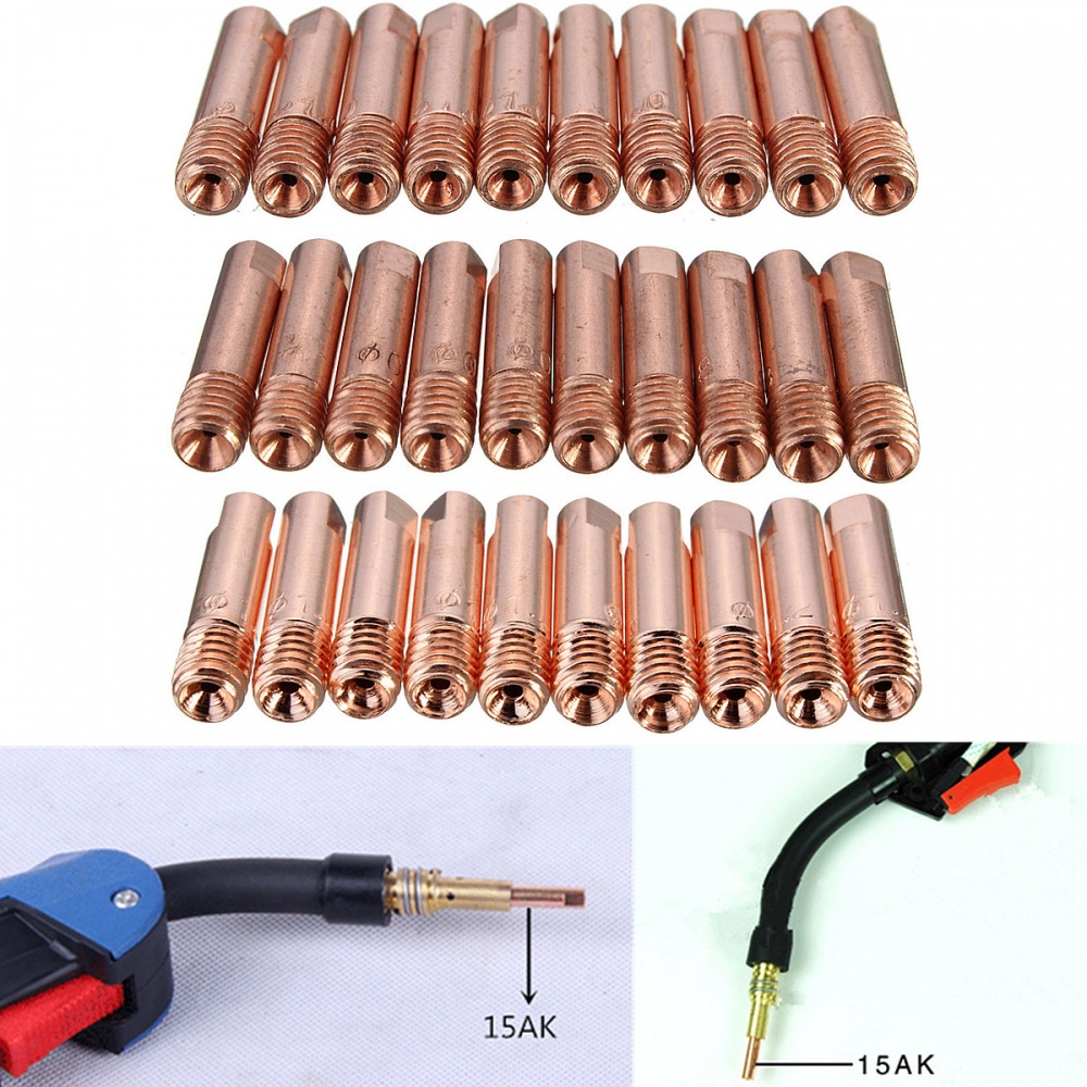 Nozzles Gas M6 Tips Torch Copper MB-15AK MIG/MAG Welding 0.8/1.0/1.2mm | Shopee Philippines