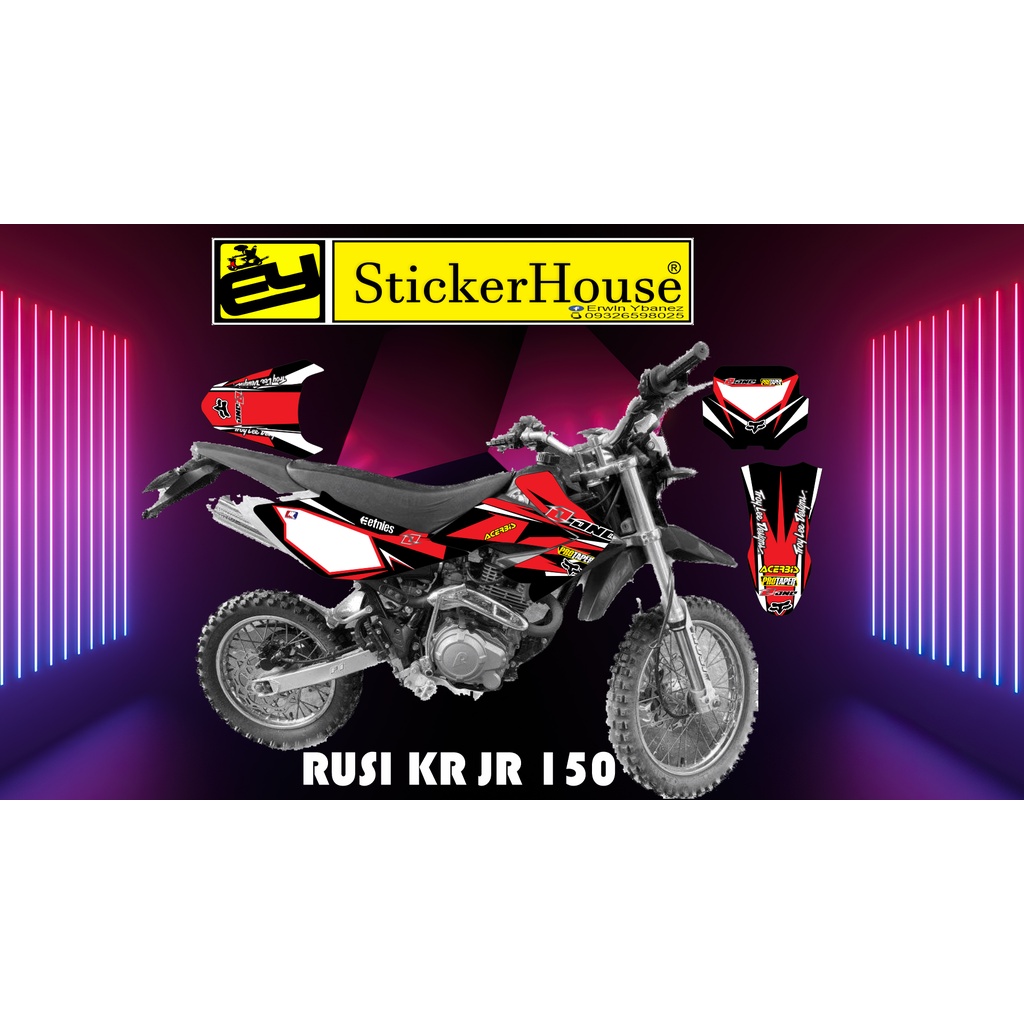 Rusi KR jr 150 Decals Laminated | Shopee Philippines