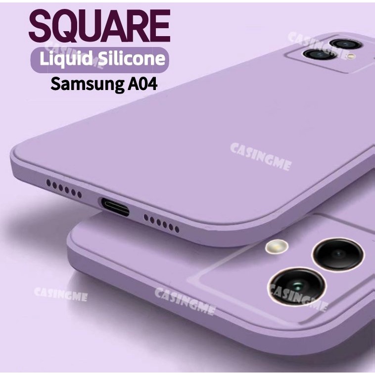 Samsung Galaxy A04 A04e Square Liquid Cover For Samsung Galaxy A04 A 04 S A04S SamsungA04 4G 5G ...