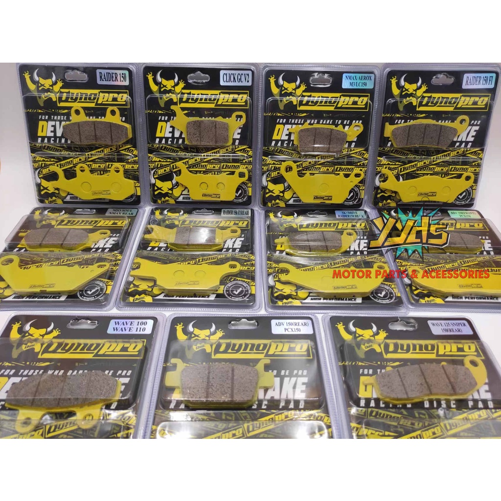 DISC Dyno Pro BRAKE PAD For Moto ADV/pcx150/click gcV2/Mio soul/nmax ...