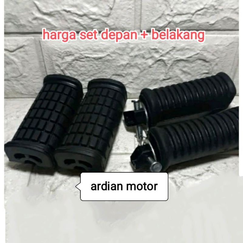 Rubber Footstep Barstep Footrest Front Rear Suzuki Shogun125 Smash ...