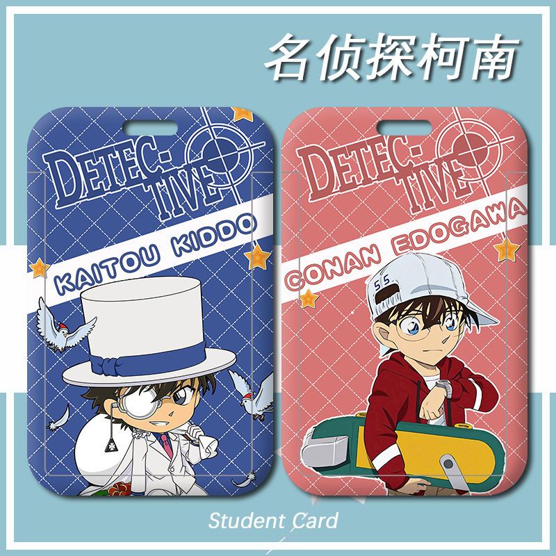 Anime Cartoon Detective Conan DIY Student ID Card Personal ID Card ...