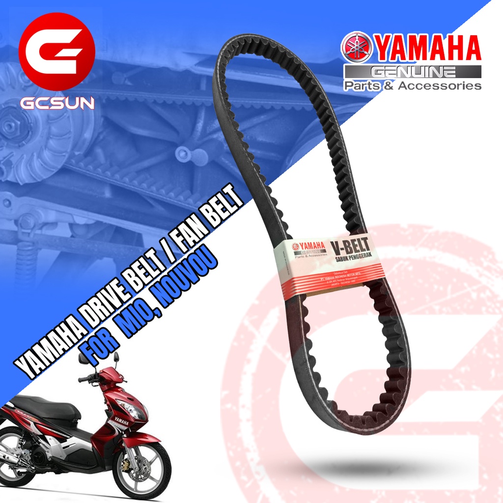 YAMAHA MIO,NOUVO DRIVE BELT/FAN BELT - GCSUN MOTORCUYCLE | Shopee ...
