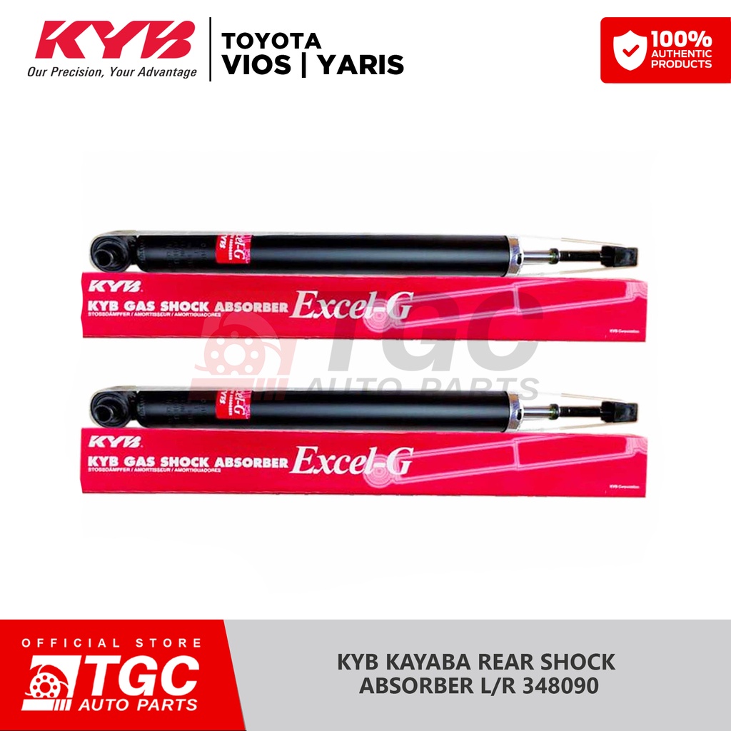 KYB KAYABA Excel G Rear Shock Absorber Toyota Vios 2013 - 2018 Superman 348090 2pcs | Shopee ...