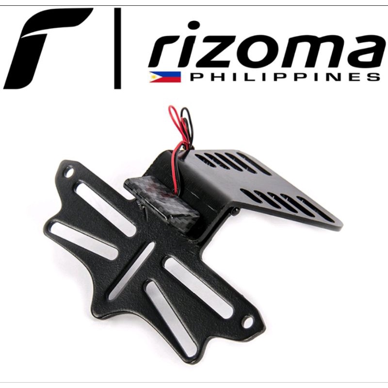 RIZOMA UNIVERSAL MAGNETIC PLATE HOLDER WITH PLATE LIGHT FOR UNDERBONE ...