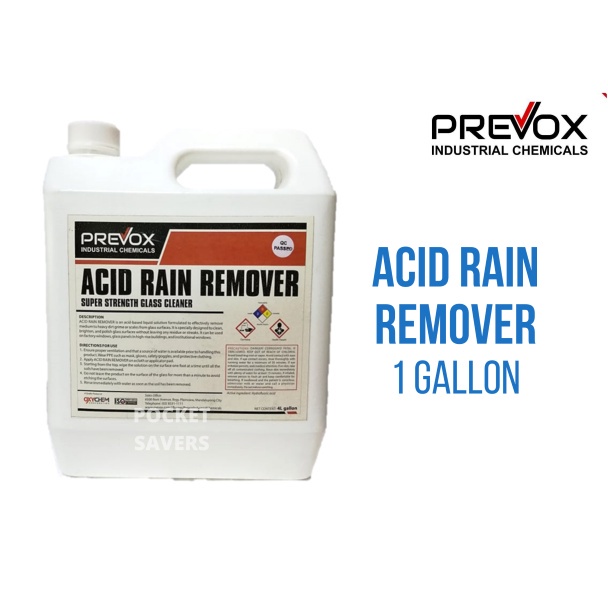 Prevox Acid Rain Remover 1 Gallon (Auto Car Glass Window Mirror ...