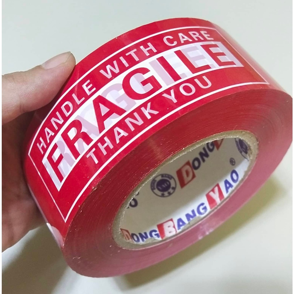 RED Color Fragile Packaging Tape 2 inches x 200meters - packing po ito ...