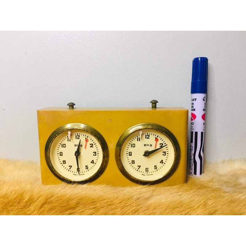 Vintage Antique German Mechanical "BHB" Chess Clock, Analogue Chess ...