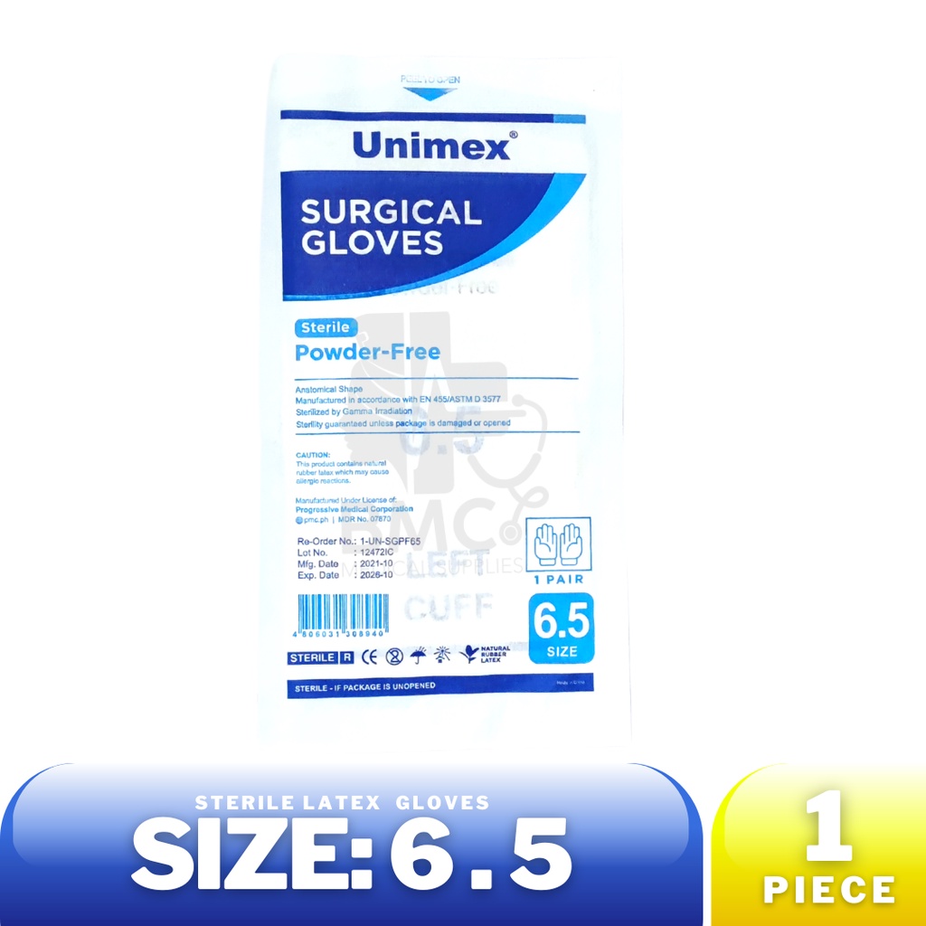 Surgical Gloves | Sterile Latex (Powder Free) Sold Per Pair | Shopee ...