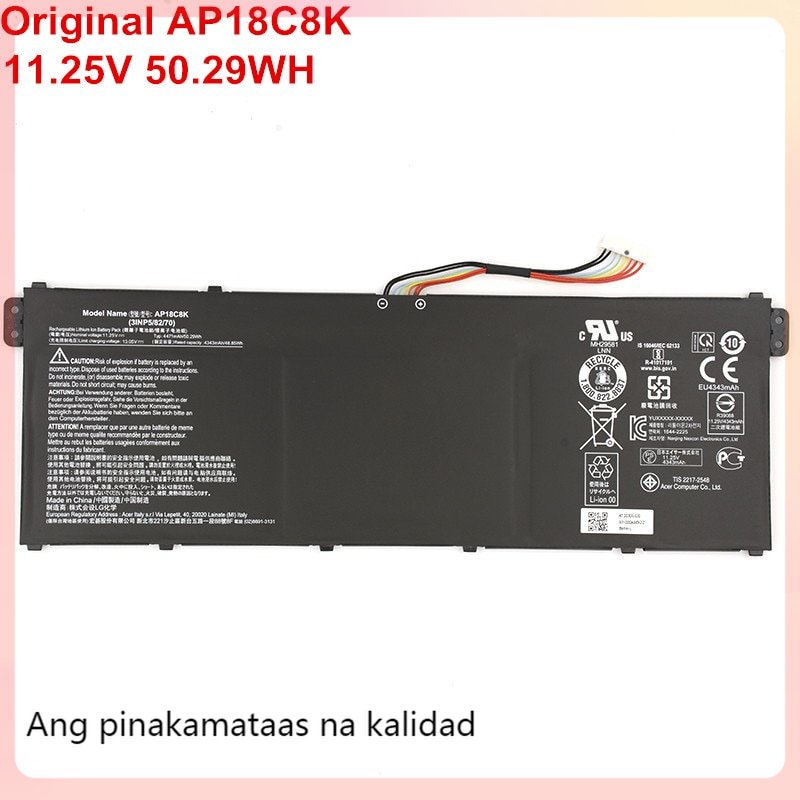 AP18C4K AP18C8K Laptop Battery For Acer Aspire 5 A515-43-R057 A515-43 ...