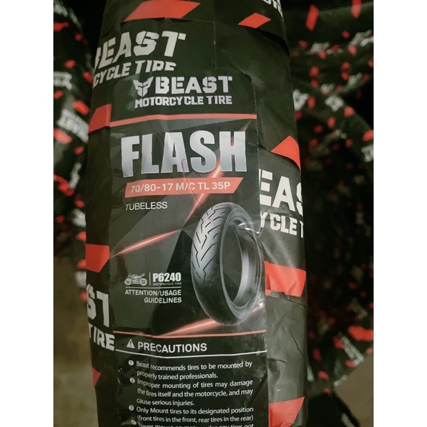 BEAST FLASH (P6240)TUBELESS TIRE 14-17" (INCHES)Skid tiresORIGINAL ...
