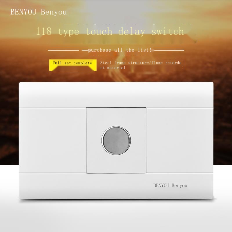 Induction lamp 118 type concealed touch switch panel human body ...