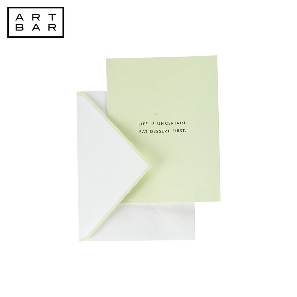 Kate Spade Greeting Card 173944 Eat Dessert First - Art Bar PH | Shopee ...