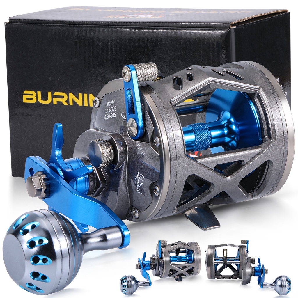 sougayilang new Left-hand Blue fishing reel seawater fishing reel 3000 ...
