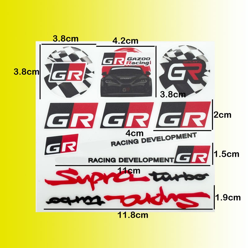 Car Exterior Front Rear Window Sticker Waterproof Windshield Decal For ...