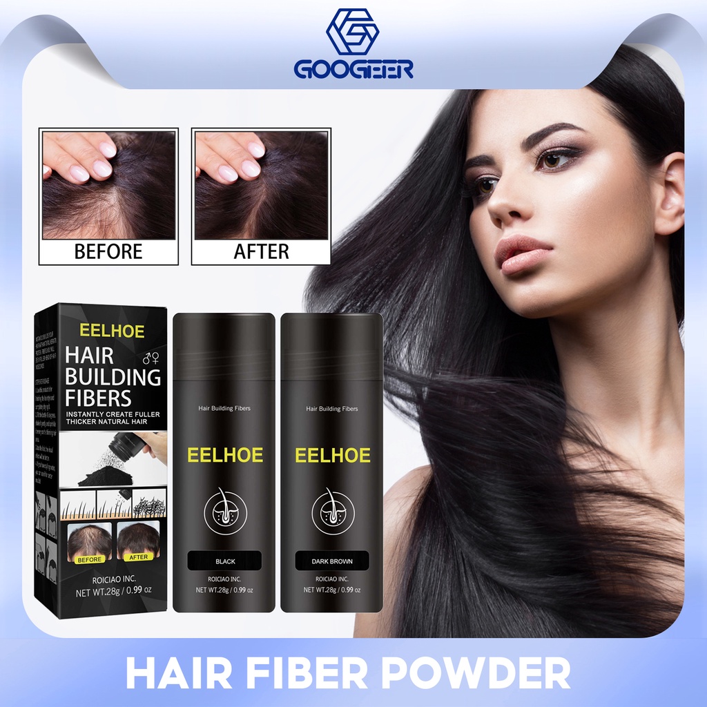 EELHOE Hair Building Fiber Fluffy Hair Powder Hair Care Keratin Powders ...