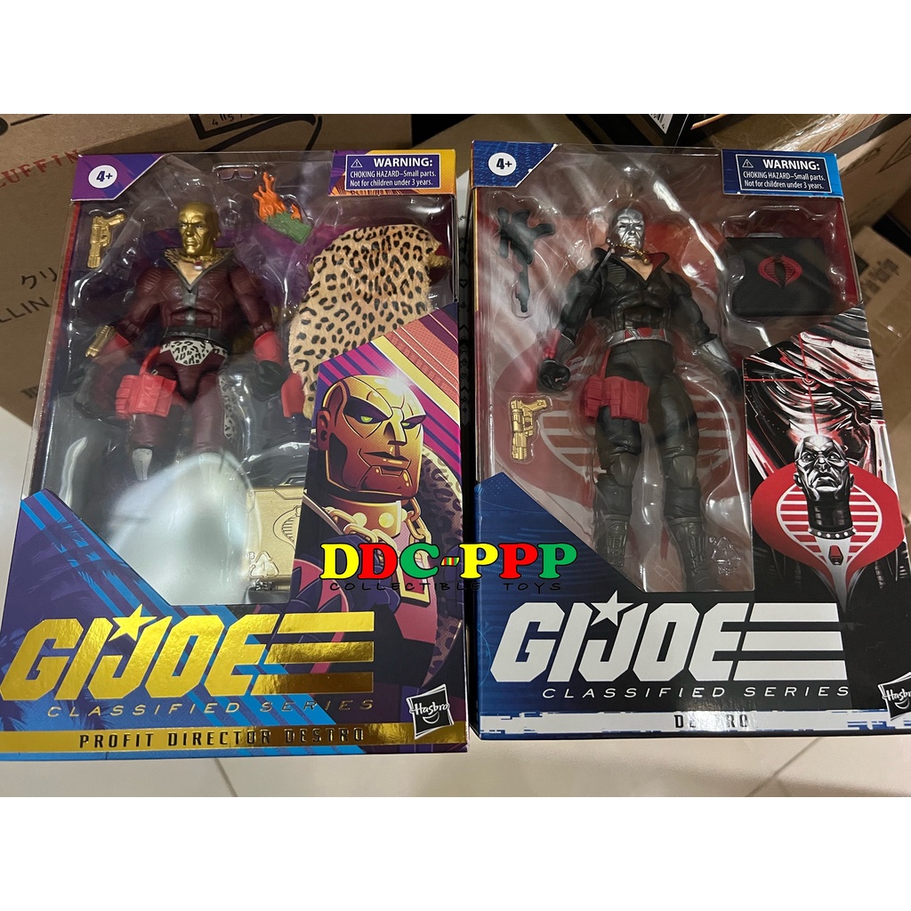 Destro and Director Destro SET OF 2 - G.I. Joe Classified Series 6-Inch ...