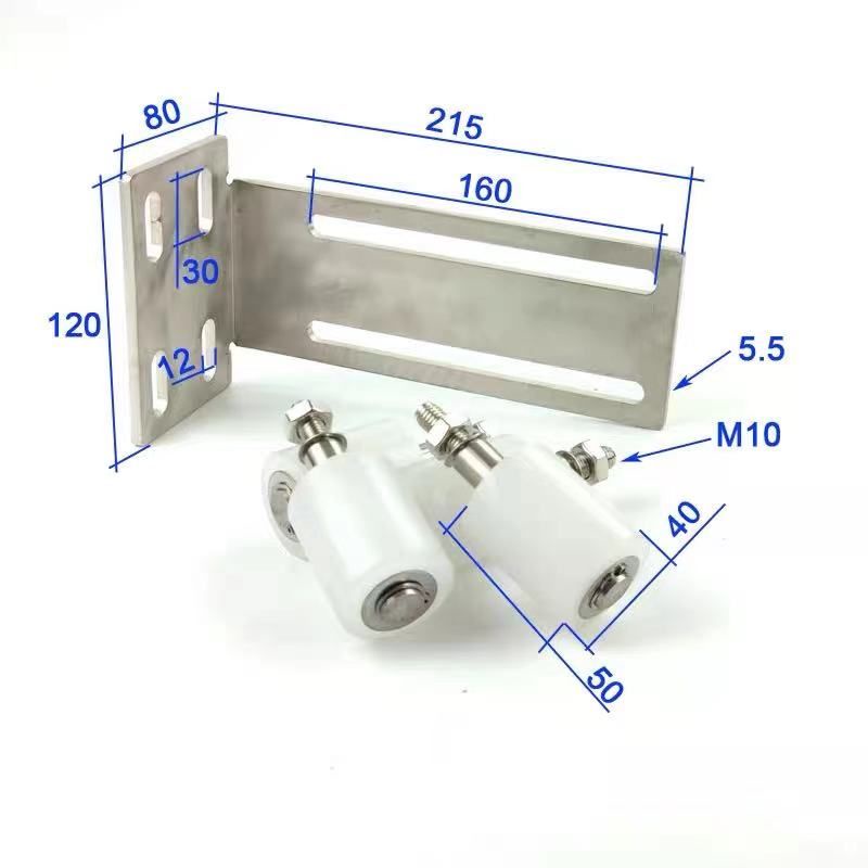 COD stainless Sliding Gate Top Guide Roller set with L bracket | Shopee ...