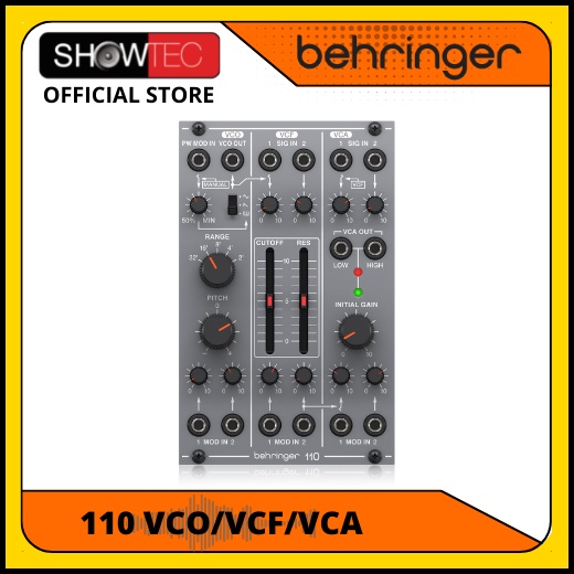 BEHRINGER 110 VCO/VCF/VCA - Legendary Analog VCO/VCF/VCA Module for Eurorack | Shopee Philippines