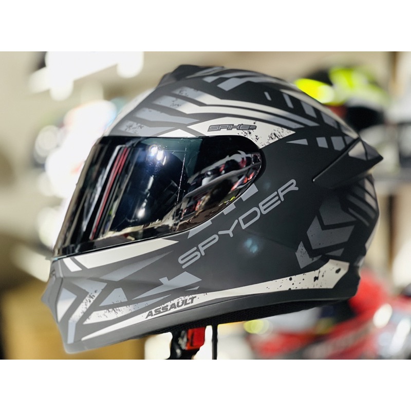 SPYDER SPIKE S8 Fullface Helmet with Free Clear Visor | Shopee Philippines