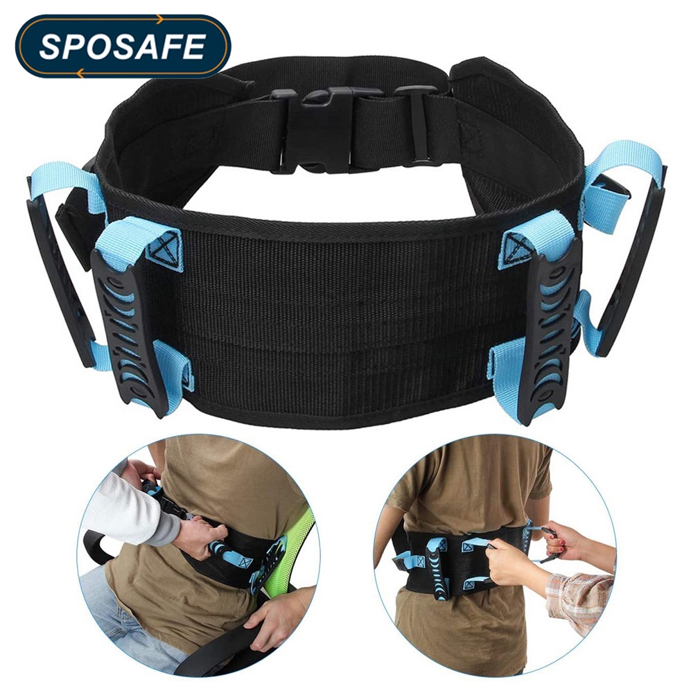 SPOSAFE Gait Waist Belts Transfer Belt for man woman transfer Belt with ...