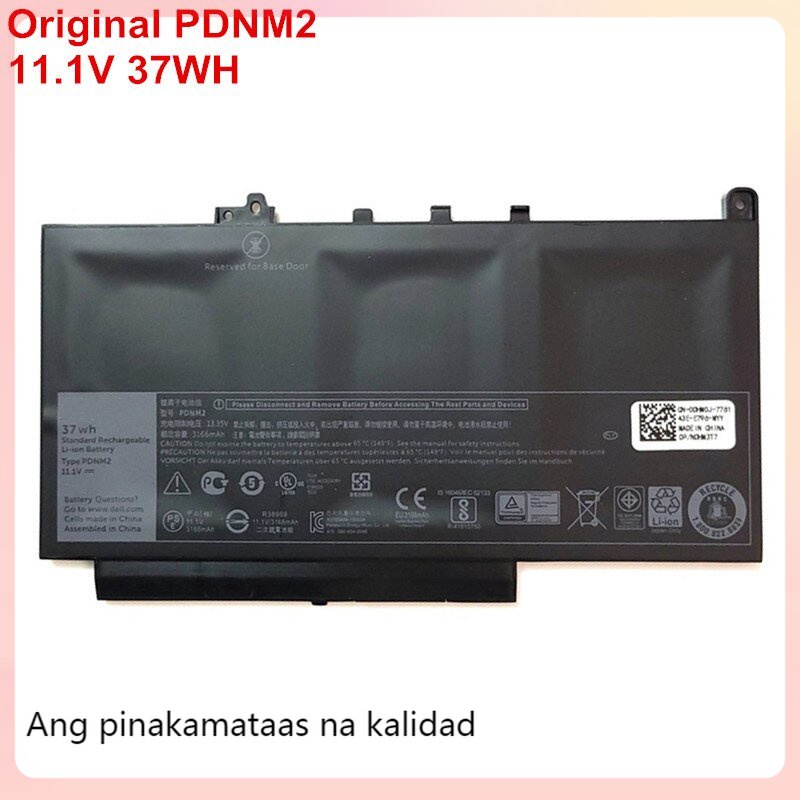Laptop Battery PDNM2 For Dell Latitude E7470 E7270 Series 579TY 0F1KTM ...