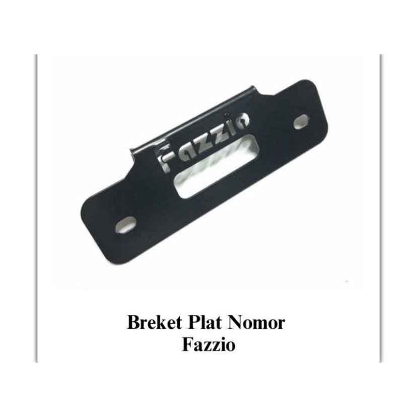 Fazzio Thick Number Plate Brackets / Iron Brackets Front Number Plate ...