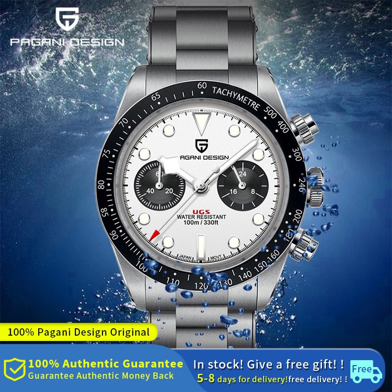 Pagani Design Original BB Panda dial Quartz watch for men Japan Seiko ...