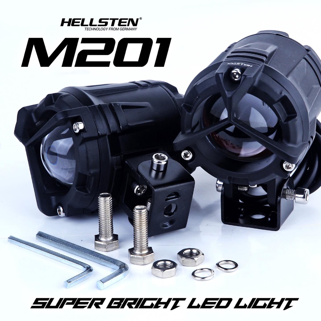 HELLSTEN LED EXTERNAL AUXILIARY for Motorcycles- M201 (PER PAIR ...