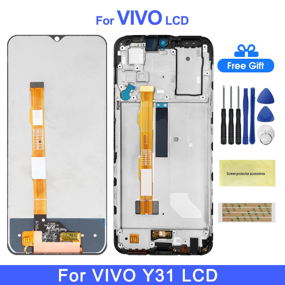 Original LCD For Vivo Y31 2021 LCD Dispaly Touch Screen Digitizer ...
