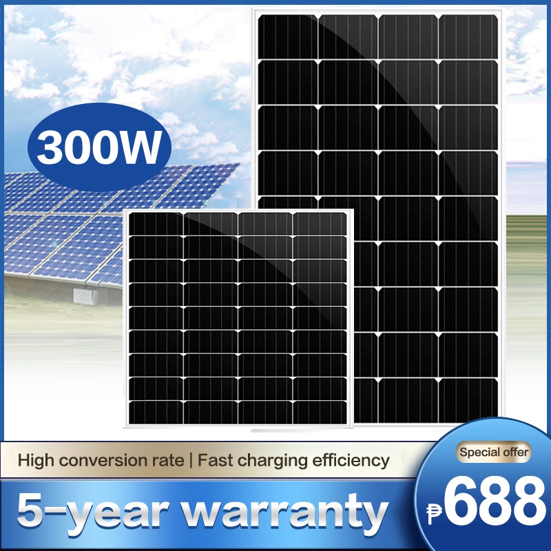 300W Solar Panel 18 Volt Pv Solar Module Solar Cell Panel generator for ...