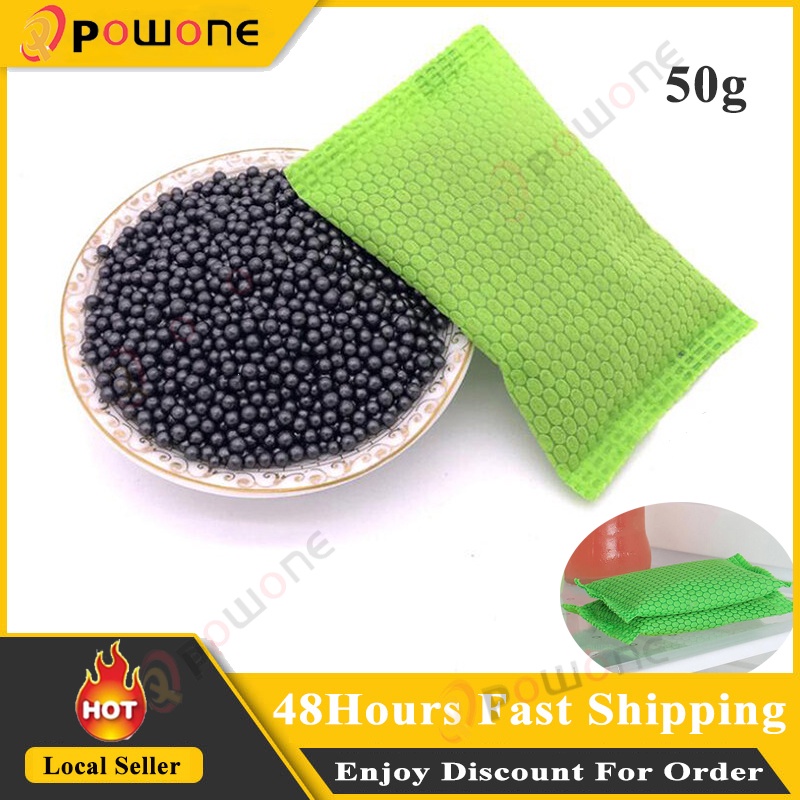 Powone Natural Air Purifying Bag Odor Absorb Bamboo Charcoal Air ...