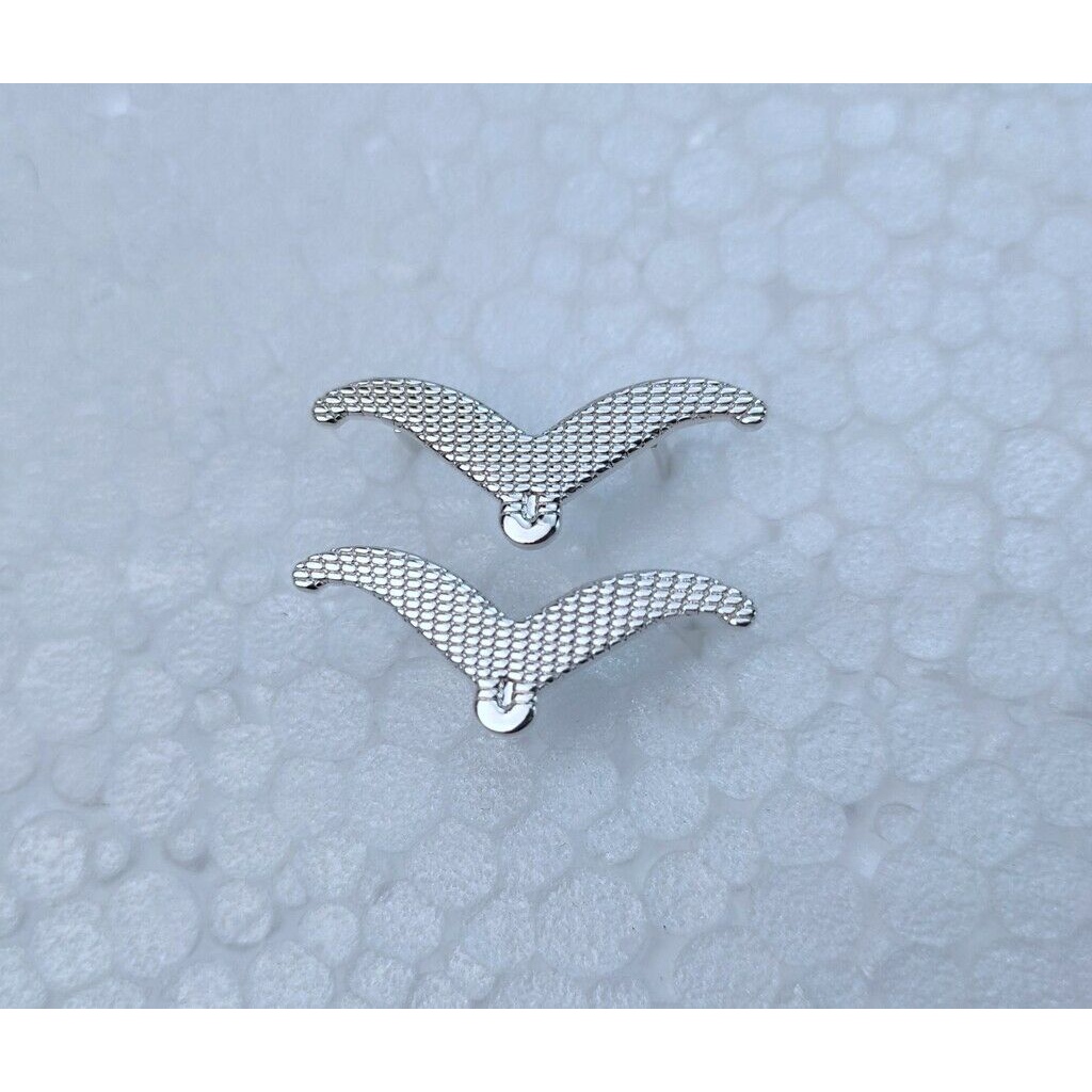 MILITARY WAR REENACTMENTS PAIR WWII German Luftwaffe Rank GULLS Pips ...