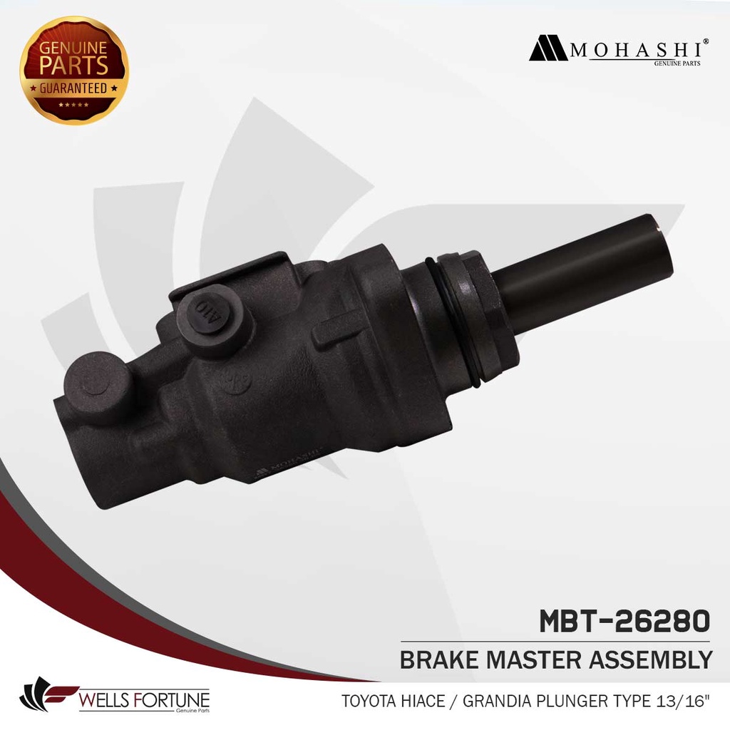 TOYOTA HIACE / GRANDIA PLUNGER TYPE BRAKE MASTER ASSEMBLY 47220-26280 ...