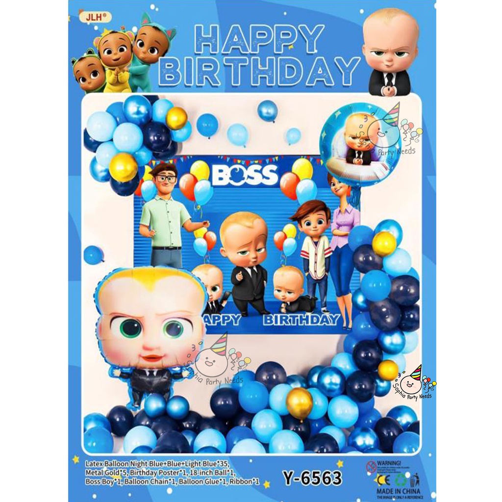 Boss Baby Party Balloon Garland Decoration Set | Shopee Philippines