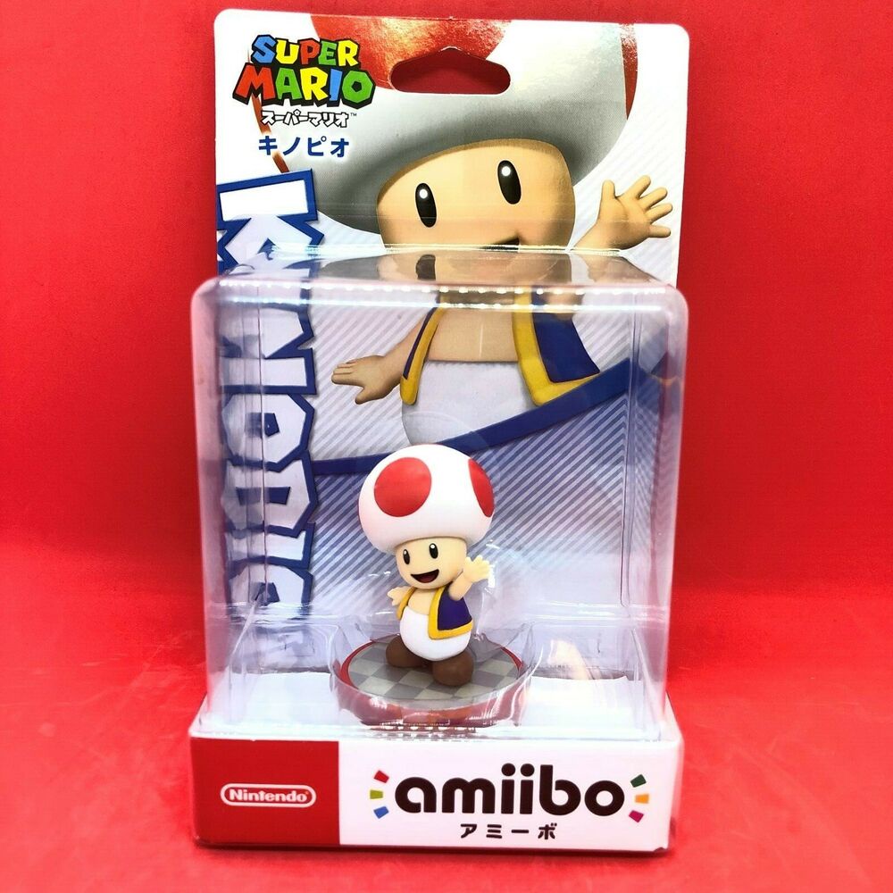 Nintendo amiibo KINOPIO Toad SWITCH 3DS SUPER MARIO Series From Japan ...