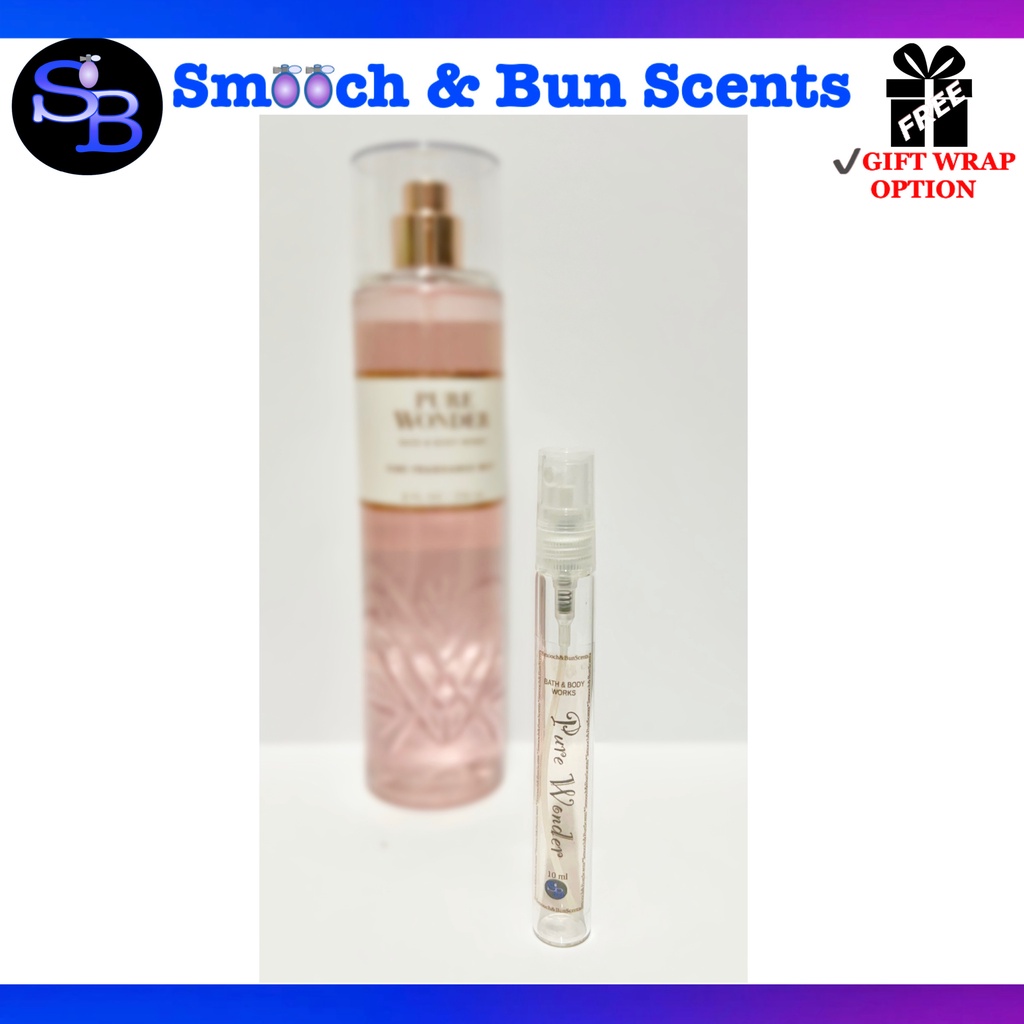 10ml Bath and Body Works PURE WONDER Fine Fragrance Mist Authentic from ...