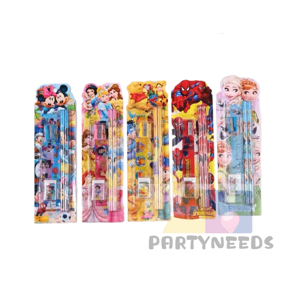 12pcs Random cartoon stationery set party gift aways for birthday ...