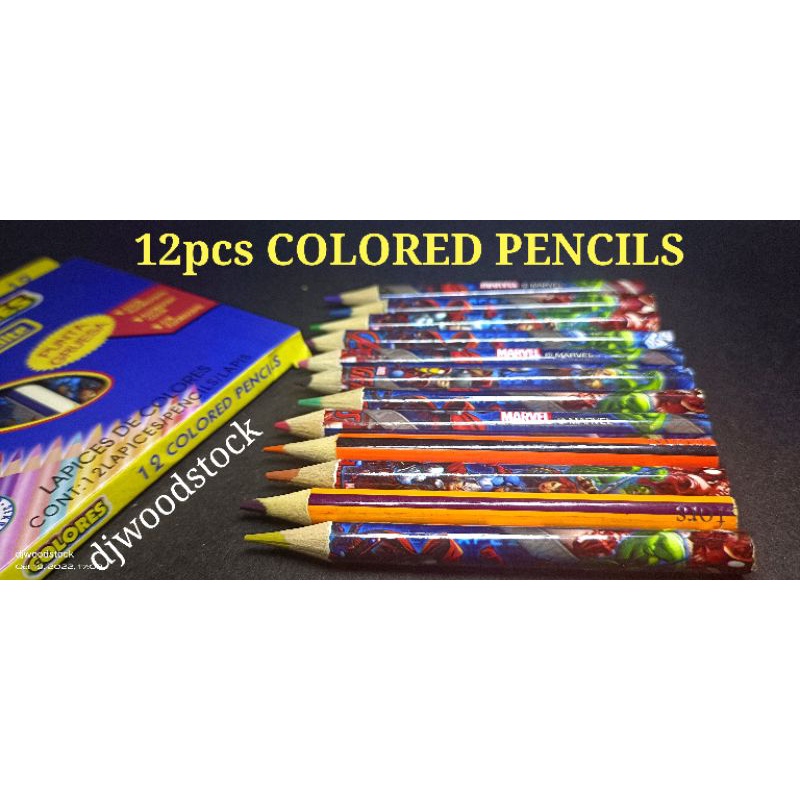 12pcs COLORED PENCILS, SMALL SIZE | Shopee Philippines