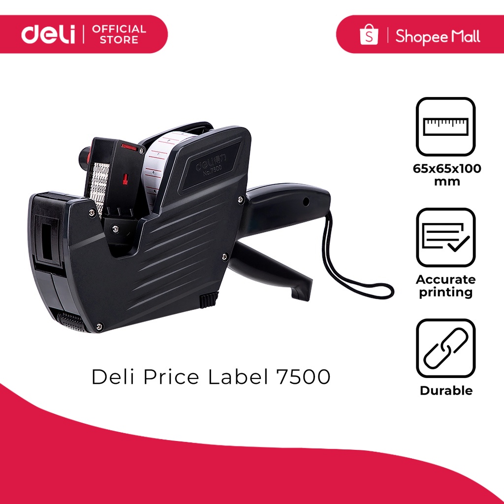 Deli 7500 Price Label [797500] | Shopee Philippines