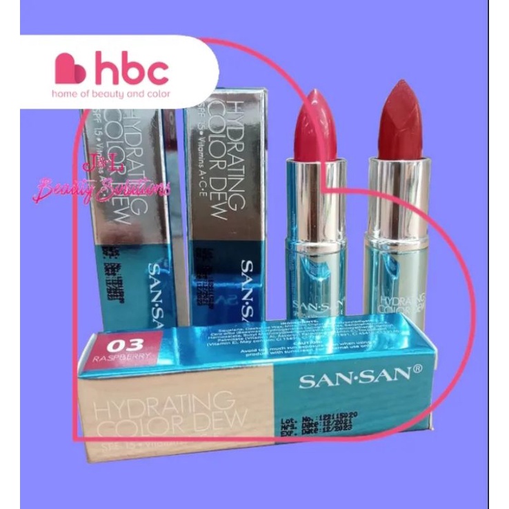 San San Hydrating color dew lipstick - HBC | Shopee Philippines