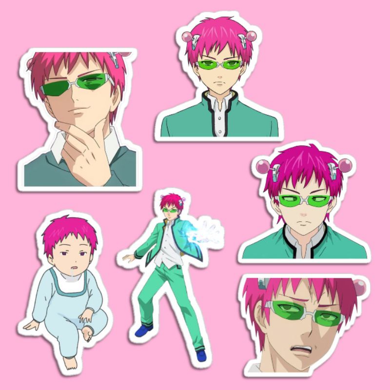 HP Saiki Kusou saiki K anime Sticker saiki anime merch Sticker ...