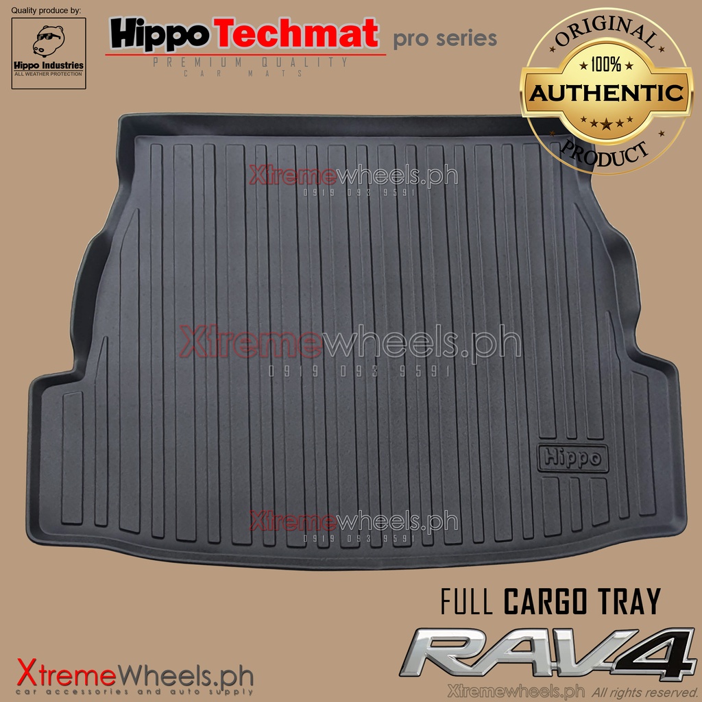 Rav4 2019-2023 Thick Hippo Brand Cargo / Trunk Tray Deep Dish matting Thailand Made Pro Serries ...