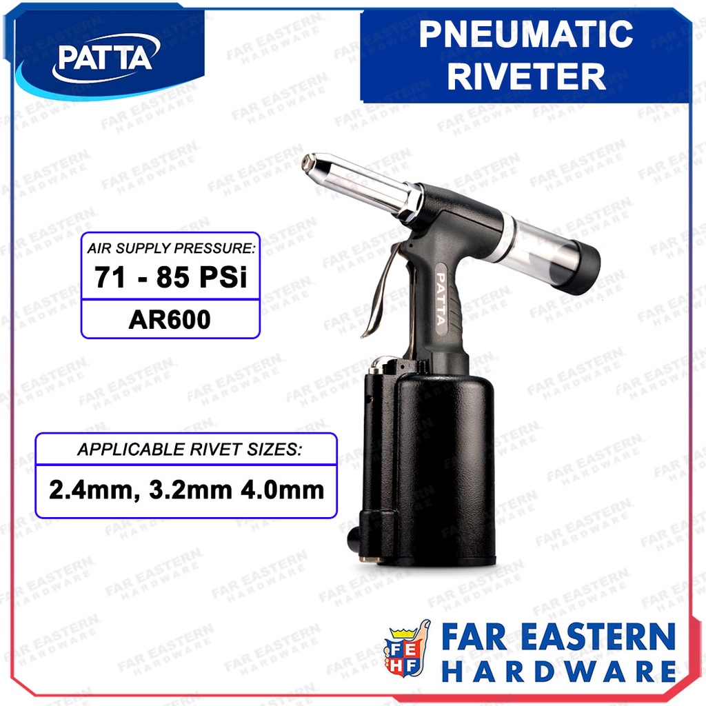 PATTA Air Pneumatic Riveter for Blind Rivets AR-600 | Shopee Philippines