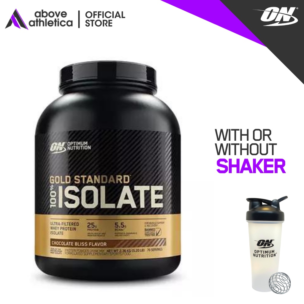 Optimum Nutrition Gold Standard 100% Whey Isolate Protein 5.2lbs ...
