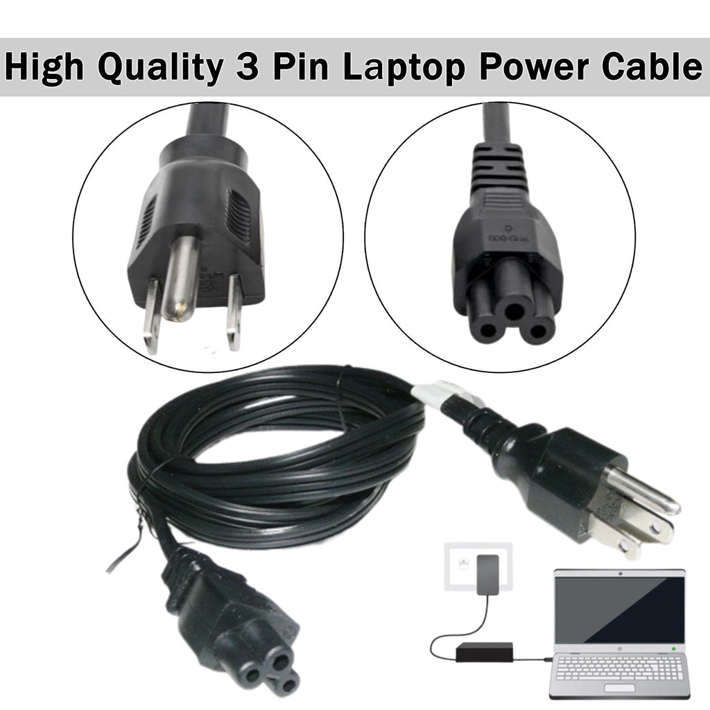 Universal Plug 3-Pin 250V AC Adapter Charger Power Supply Laptop PC ...