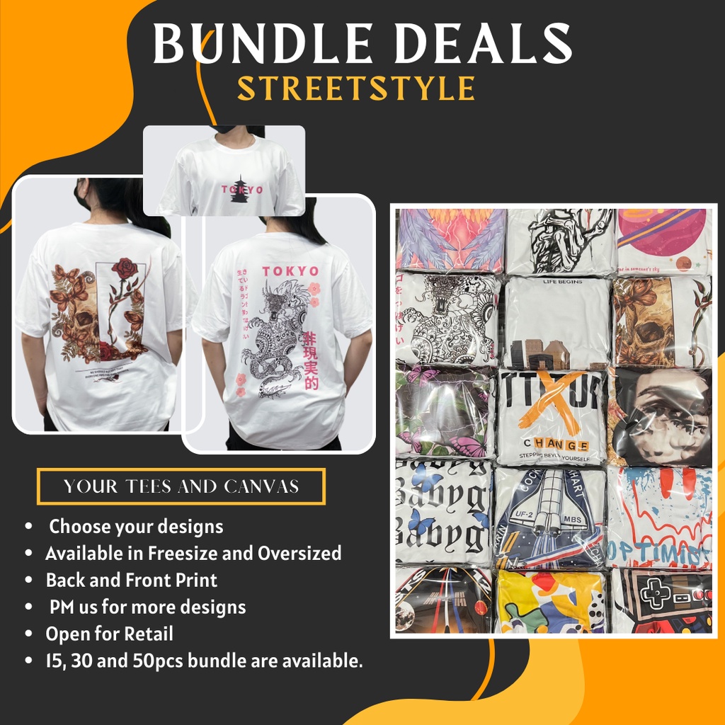 NEGOSYO BUNDLE TSHIRT CUSTOMIZED GRAPHIC TEES VINTAGE OVERSIZED KOREAN ...